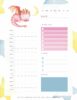 5 Cute Dragons Daily Planner Ideas