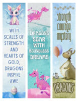 15 Cute Dragon Free Printable Bookmarks