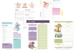 5 Cute Dragons Daily Planner Ideas