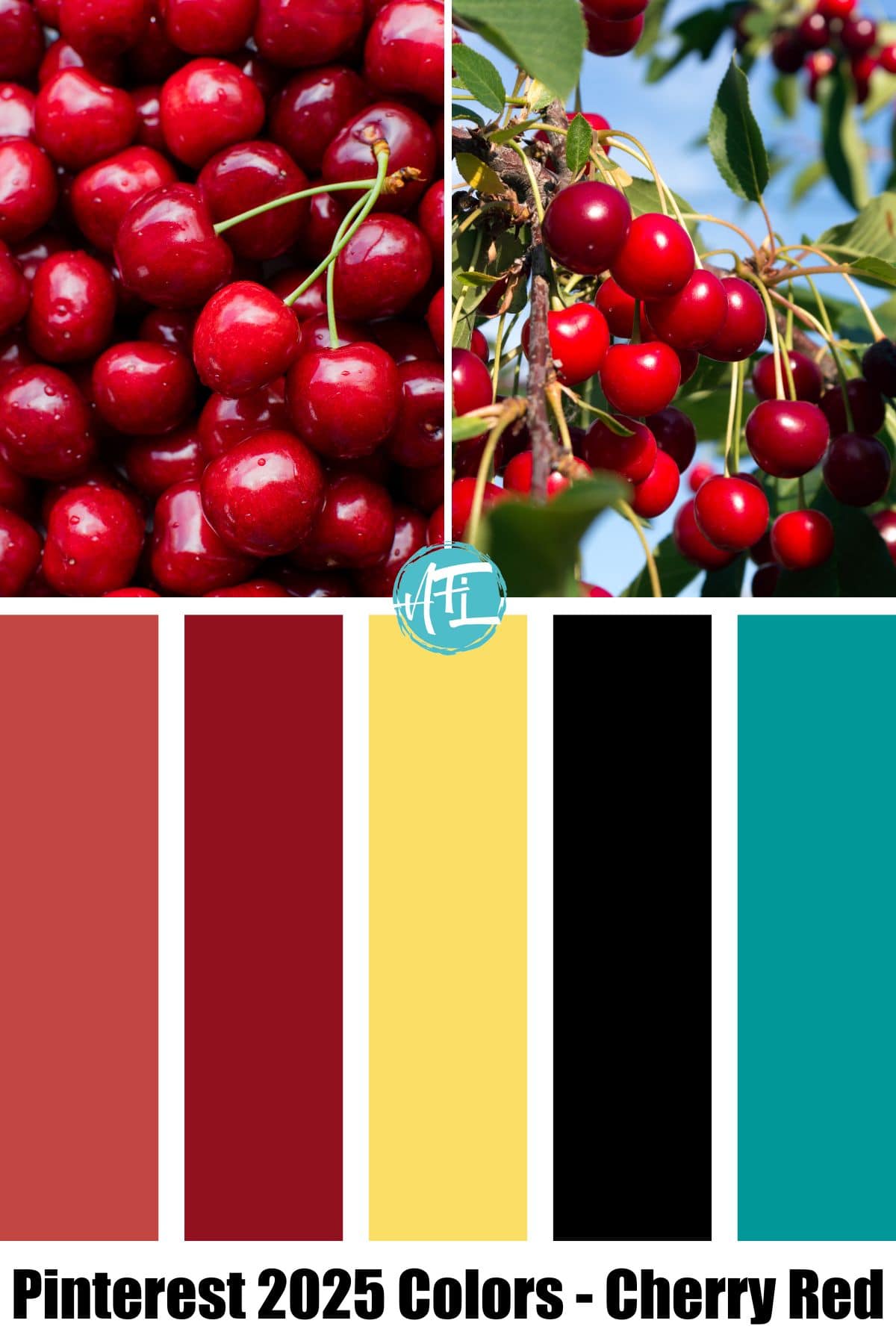 Pinterest’s 2025 Trending Color Palettes: Cherry Red, Butter Yellow ...