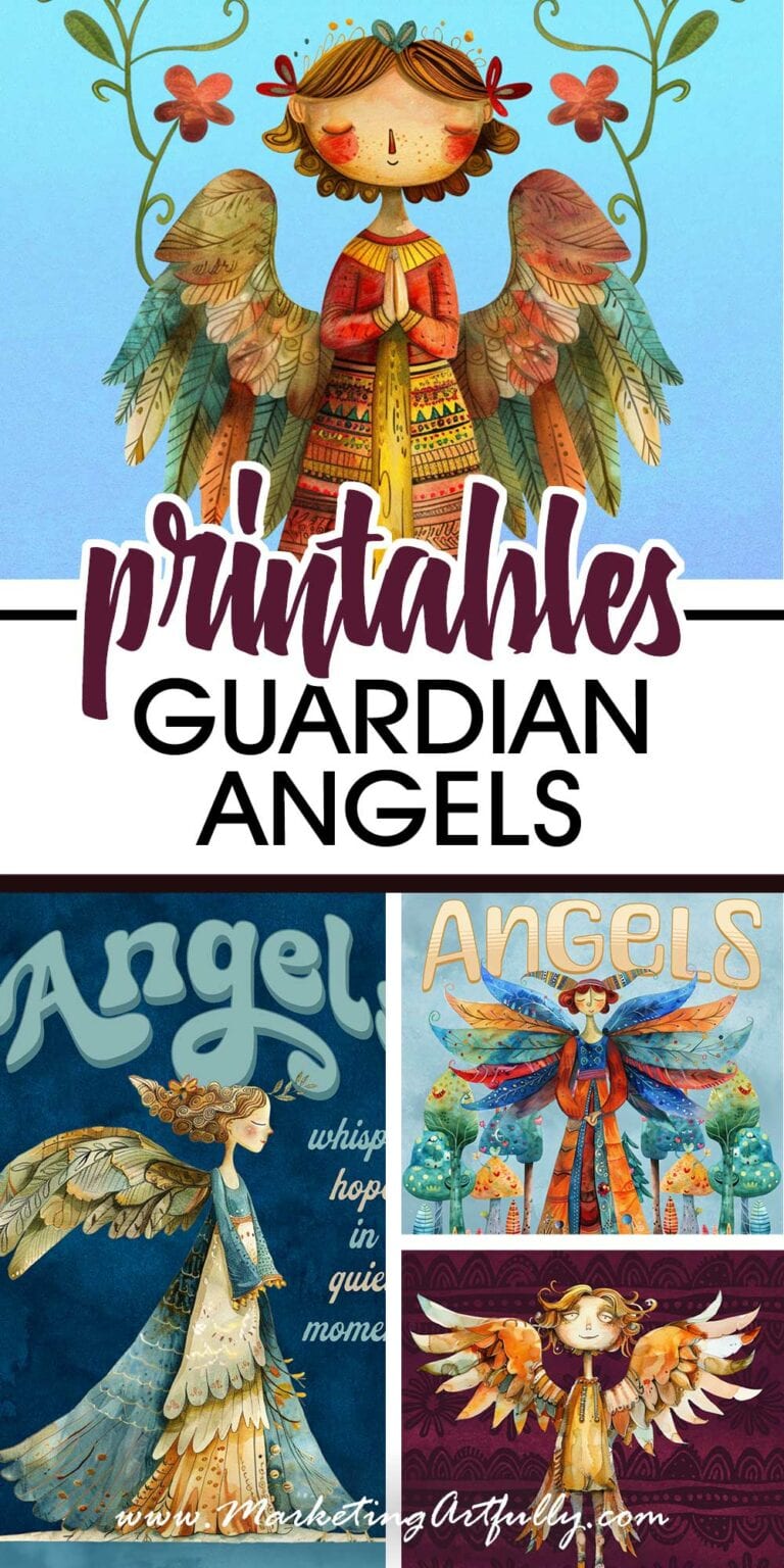 5 Free Guardian Angel Printables