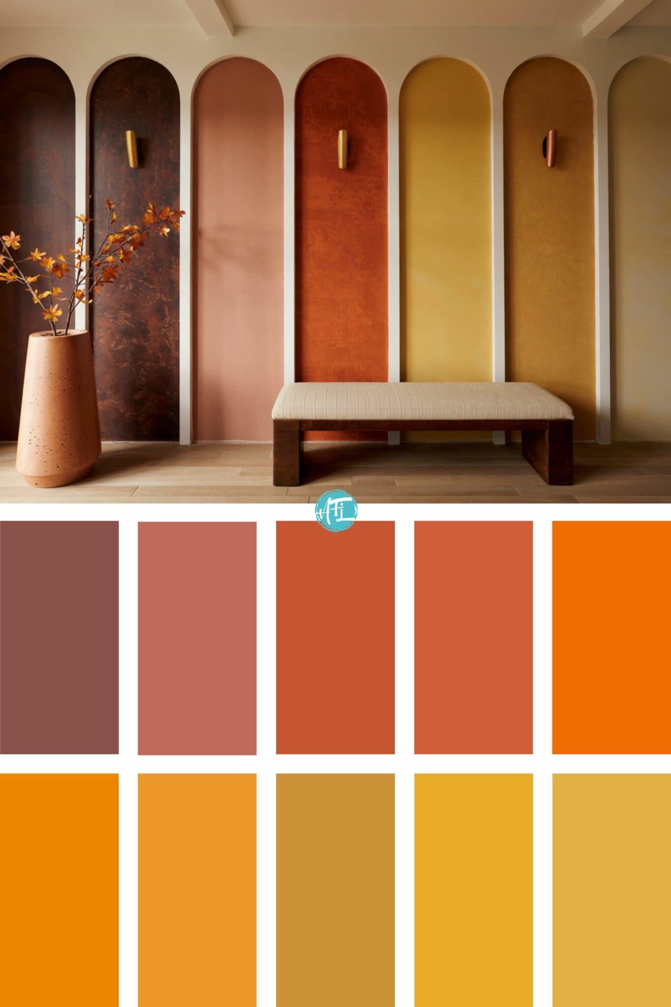 9 Stunning Mid-Century Modern Color Palettes – Marketing Artfully