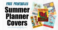 5 Free Fun Summer Planner Covers Printables