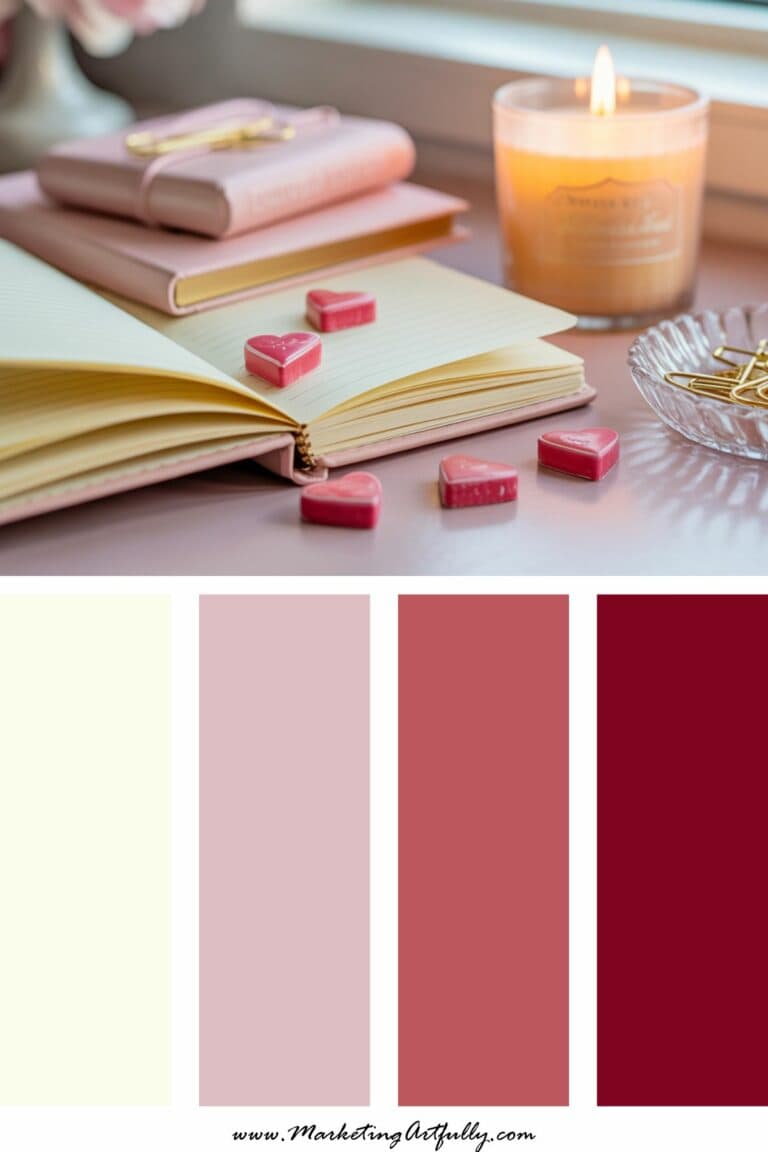 9 Unique Valentine’s Day Color Palettes for Your Coquette Core Loving Heart