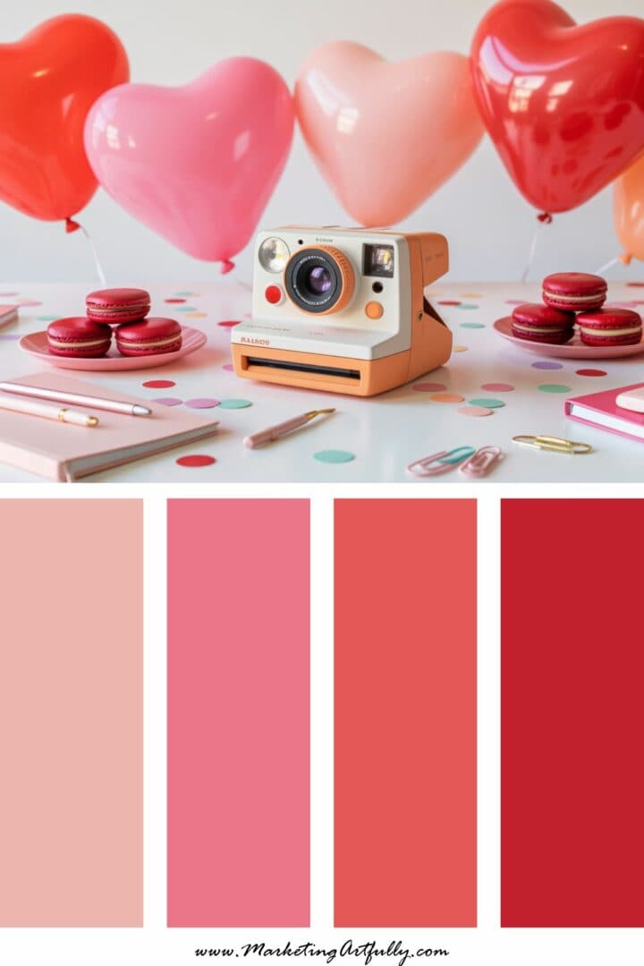 9 Unique Valentine’s Day Color Palettes for Your Coquette Core Loving Heart